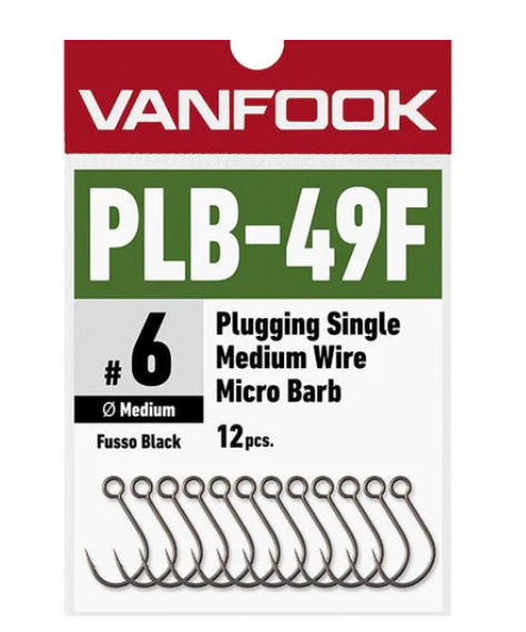 PLB-49F Plugging Single Medium Wire Micro Barb Hooks – The Hook Up Tackle